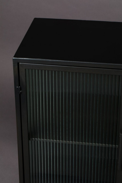 Black Metal Sideboard | Dutchbone Boli - Industrial - Buffets And ...