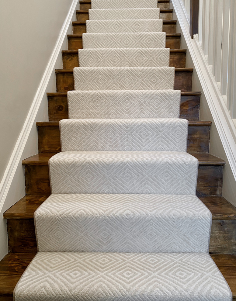 Unique Patterned Stair Carpet - Contemporary - Staircase - Other - by ...