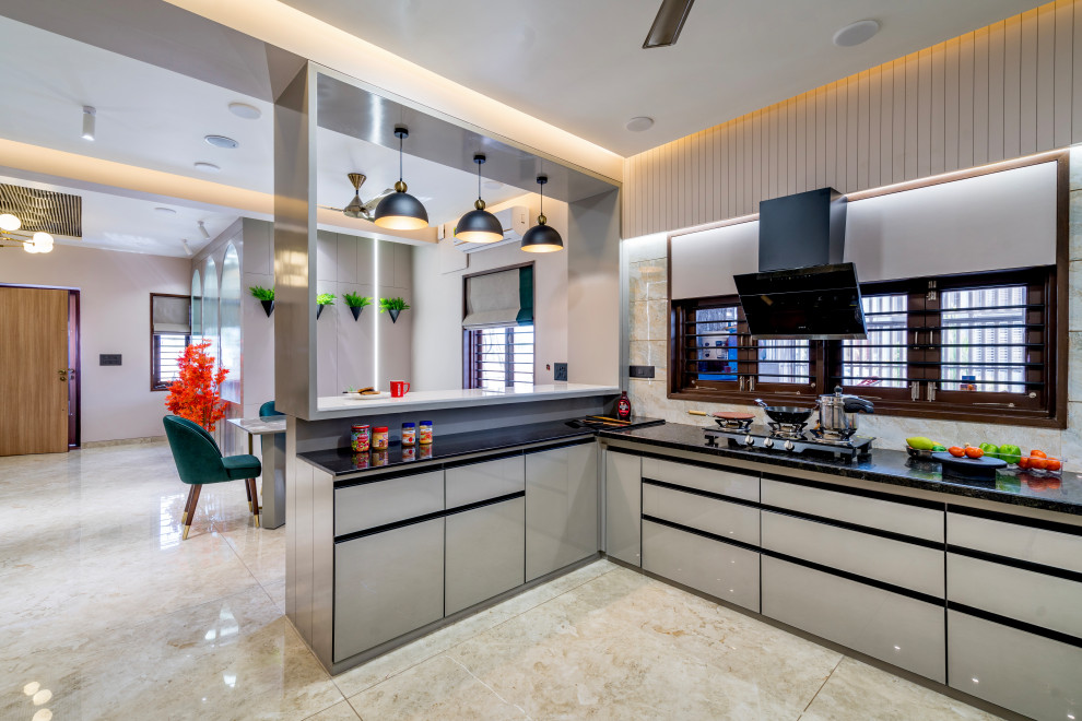 LA GRAND MAISON VILLA - Modern - Kitchen - Ahmedabad - by SPACE 9 DESIGN STUDIO | Houzz