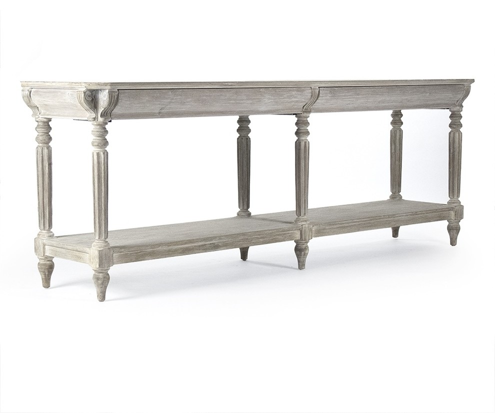 Bryce Rustic Wood Console Table - French Country - Console Tables - by ...