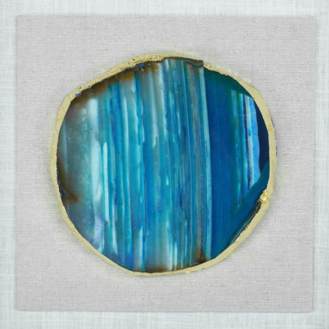 Agate Slice Shadow Box Wall Décor - Contemporary - Wall Accents - by ...