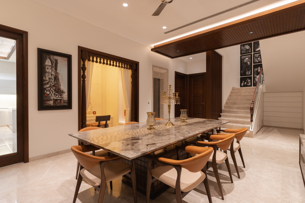 A Modern Indian Dwelling - Indian - Dining Room - Other - by Design ...