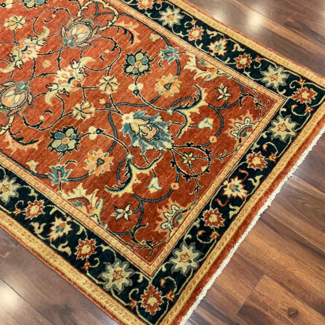 Kaoud Rugs 3.1X5.2 Rectangle Rust Ant. Serapi-Flo Area Rug ...