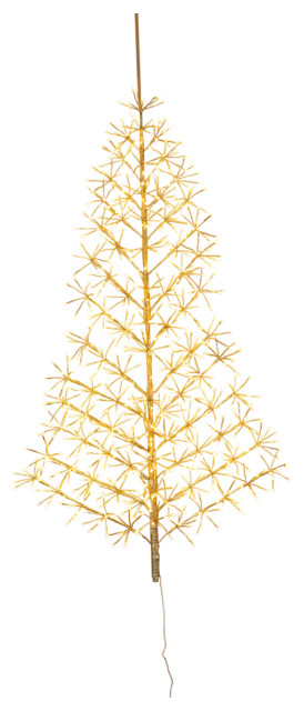5' Gold Wall Mount LED Tree - Traditional - Holiday Lighting - by ...