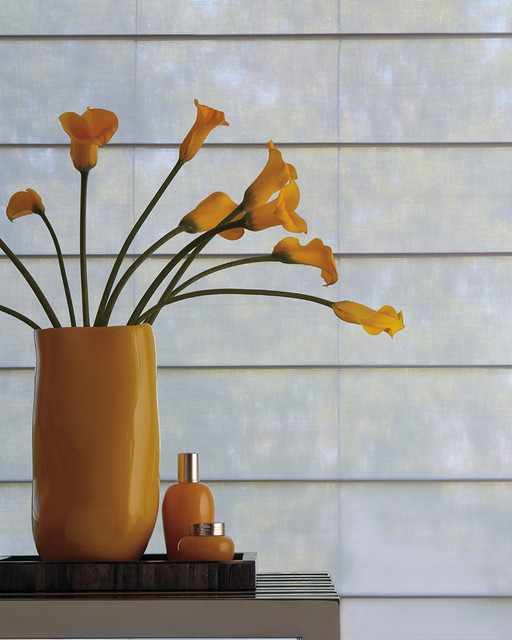 Hunter Douglas Alustra® Woven Textures® Roller Shades and Roman Shades ...