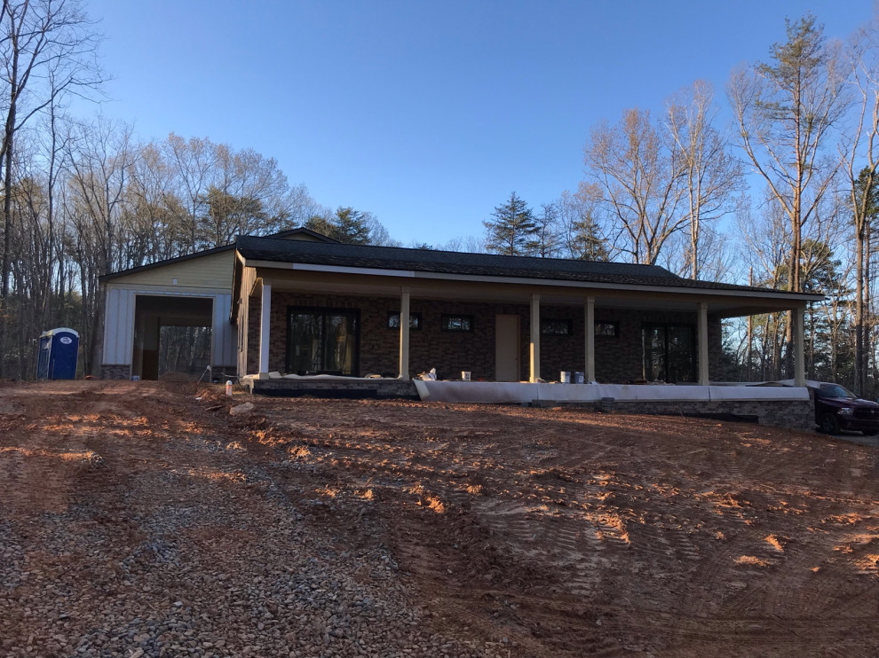 Fascia Soffit and Trim on a Brick House