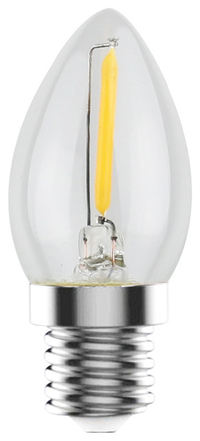 C7 E12 LED Filament Edison-style Light Bulb, 15W Equivalent, Single ...