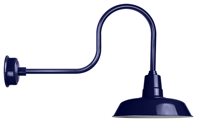 Cocoweb Oldage Wall Barn Lights, Cobalt Blue, 16 - Farmhouse - Outdoor ...