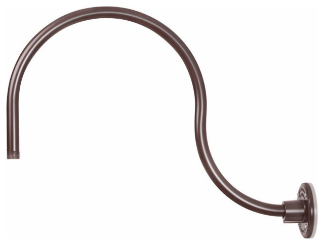 12" Angle Shade Gooseneck Sign Light, 24" Long Gooseneck Arm ...