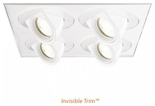 WAC Lighting MT-5LD445TL-S30-WT Tesla - 12.25" 90W 3000K 4 LED Spot ...