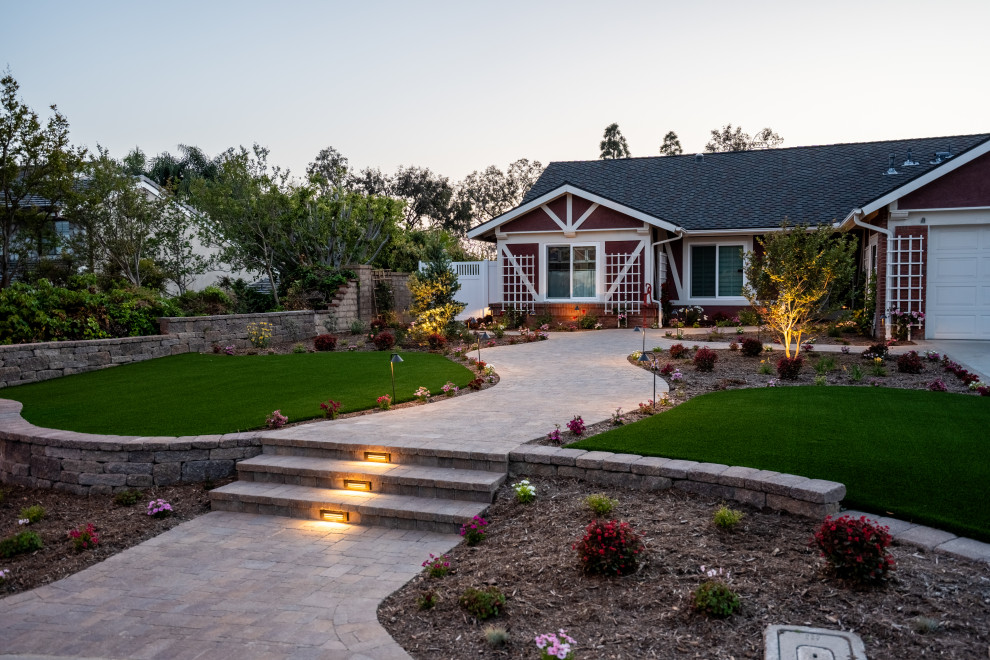 Ranch Style Home Front Yard - Traditional - Landscape - Orange County ...