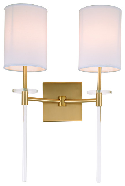 Sutton 2 Light Wall Sconce - Transitional - Wall Sconces - by JVI DESIGNS | Houzz