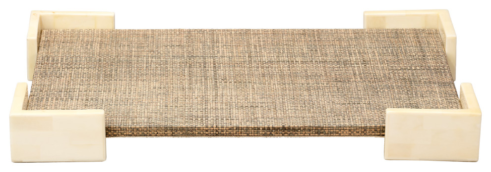 Paradise Bone Tray - Tropical - Serving Trays - by Sideboards and ...