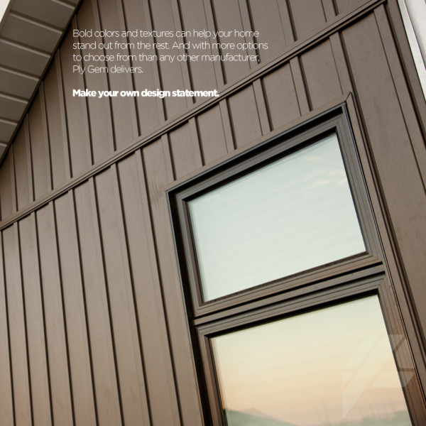 Vinyl Windows - two tone with bronze exterior and white interior