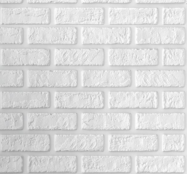White Faux Wood 3D Wall Panels - Modern - Wall Panels - by Dundee Deco ...