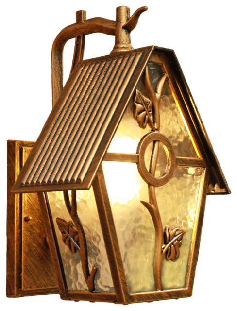 Creative Outdoor LED Waterproof Wall Sconce in a Rustic Style for a ...