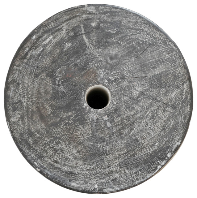 Java Grey Wash Side Table Stand - French Country - Side Tables And End Tables - by Design Mix ...