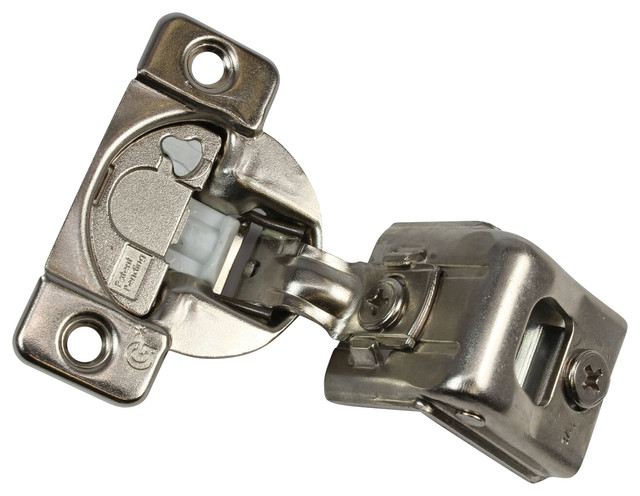 108 Degree 1-1/2" Overlay Soft Close Hinge, 45mm Screw Hole Pattern, 1 ...