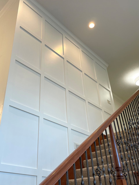 Board and Batten Feature Walls - Craftsman - Salotto - Chicago - di ...