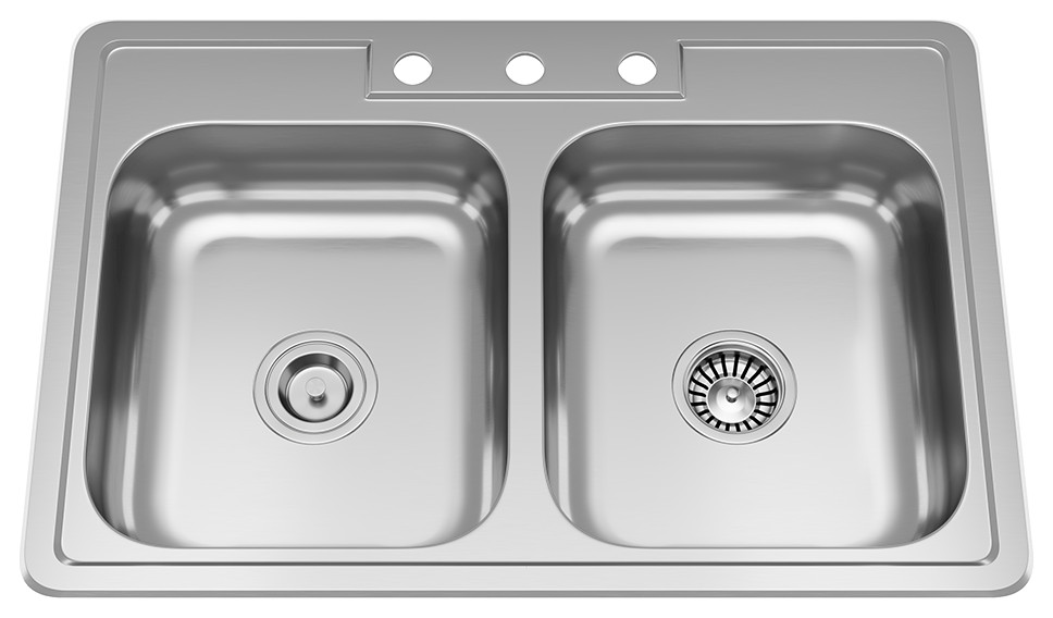 ADAT550S Bowl Stainless Steel ADA Sink - Contemporary - Kitchen Sinks ...