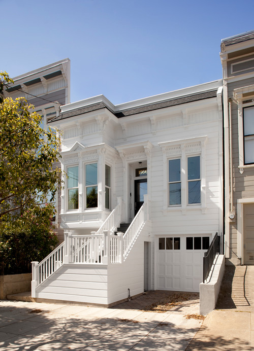 Beautiful White Victorian House