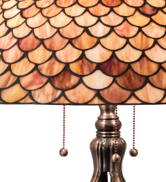 30 High Fishscale Table Lamp - Beach Style - Table Lamps - by Meyda ...