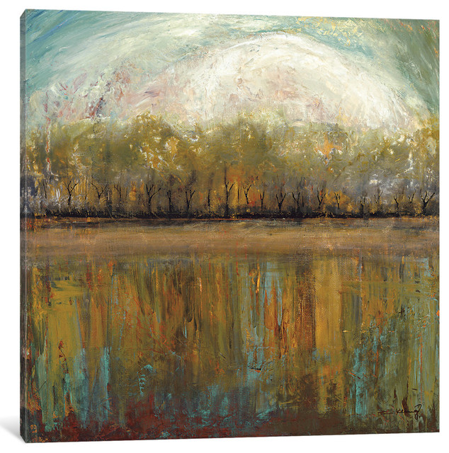 "Early Days II" by Mike Klung, Canvas Print, 37x37x1.5" - Contemporary ...