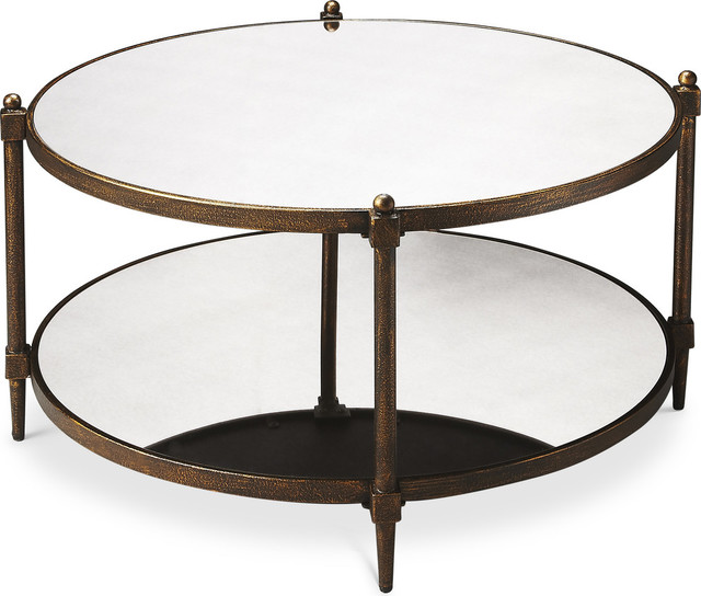 Butler Cocktail Table, Metalworks - Transitional - Coffee Tables - by ...