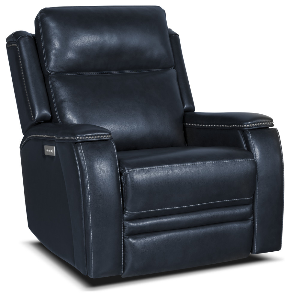 9PHL-1189 Montville Power Recliner, Rainer Ocean - Contemporary ...