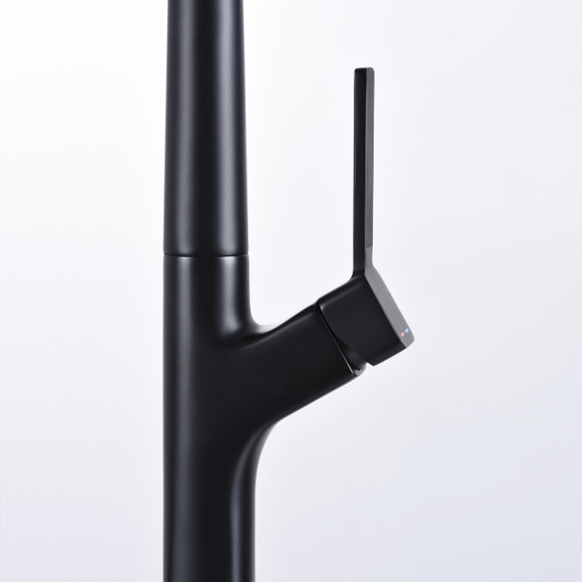 Single Hole Single Handle Kitchen Faucet - Contemporary - Kitchen ...