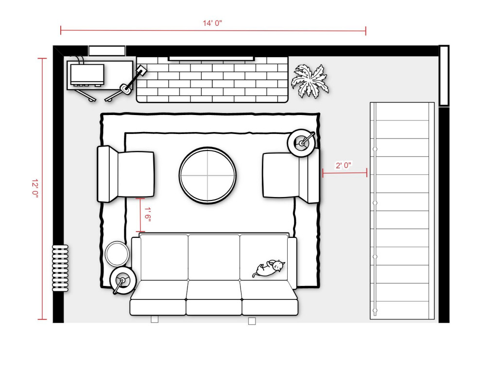 12X14 Living Room Furniture Help