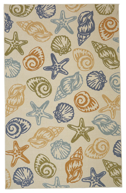 Seashells Multi Rug, 5'x8' - Beach Style - Area Rugs - by Mohawk Home ...