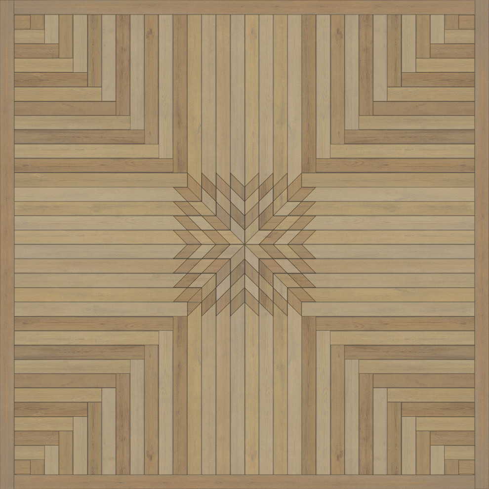 Norwegian Trollheimen, Valley of Unrest 72x72 Vinyl Floorcloth, Yellow ...