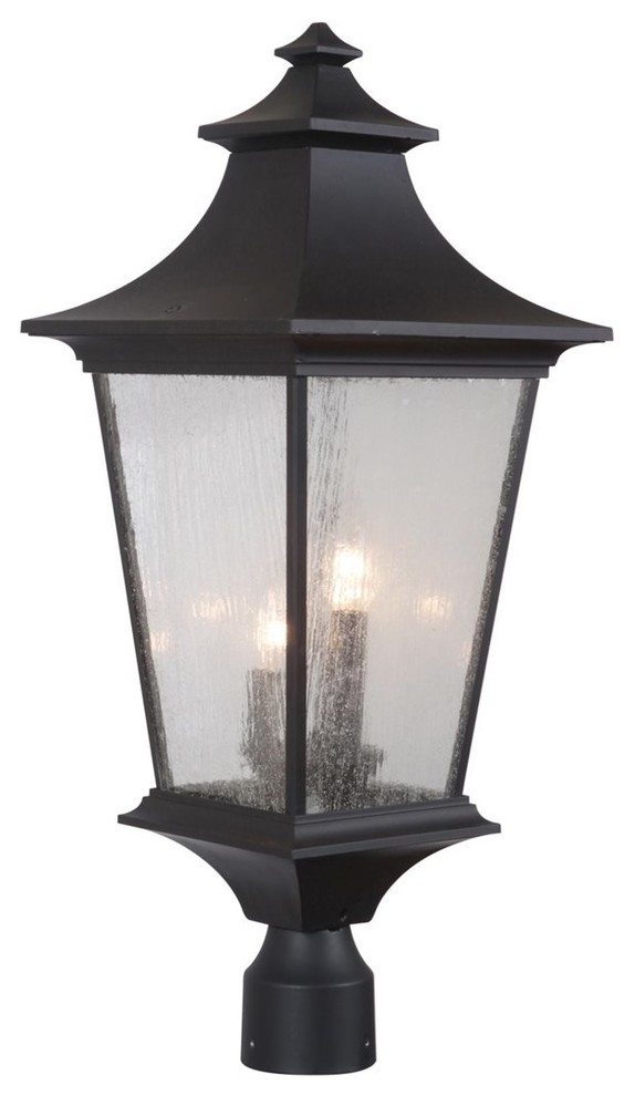 Craftmade Outdoor Argent II Large Post Mount, Midnight - Transitional ...