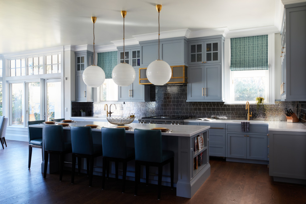 Rhode Island Waterfront Home - Transitional - Kitchen - Providence - by Karen Berkemeyer Home ...