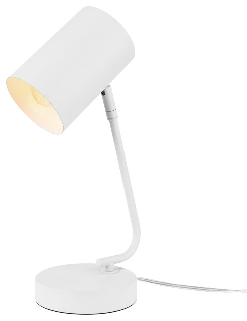 Jordan 15" Matte White Desk Lamp - Transitional - Desk Lamps - by Globe ...