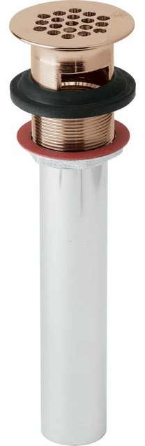 Elkay 1.5" Drain Fitting CuVerro Copper With Perforated Grid and ...