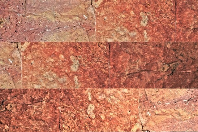Split Face Red Rock Small Sample - Traditional - Siding And Stone ...