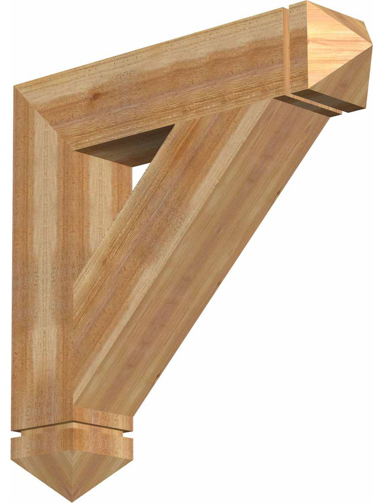 Traditional Arts & Crafts Bracket, 30"D x 30"H - Transitional - Corbels ...