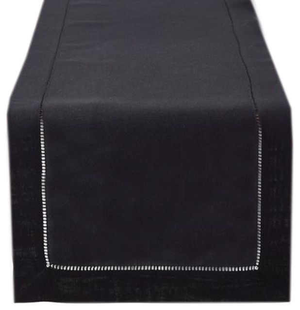 Rochester Collection Table Runner with Hemstitched Border, 16"x 90 ...