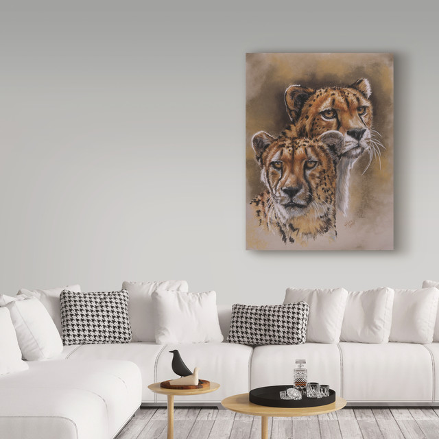 "Twins" by Barbara Keith, Canvas Art, 24"x18" - Contemporary - Prints ...