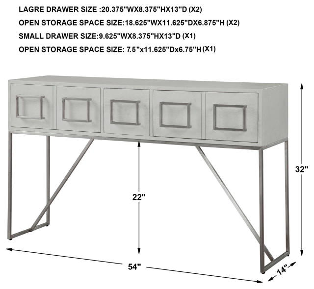 Abaya Console Table - Contemporary - Console Tables - by HedgeApple | Houzz