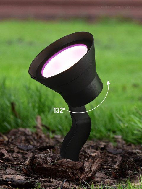 4 Pack RGB LED Landscape Wall Wash Lighting, Color Changing Landscape ...