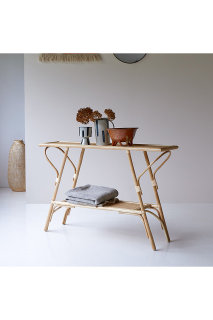Rattan Console Table, Tikamoon Marius - Tropical - Console Tables - by ...