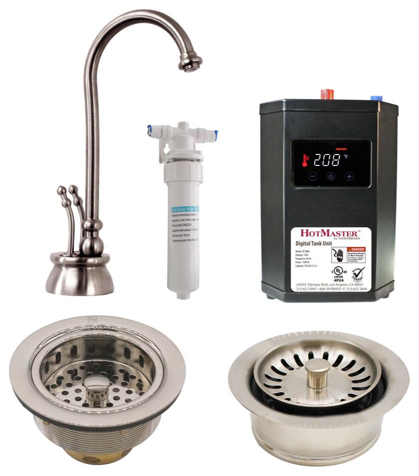 CO145 Hot/Cold Water Dispenser, Digital Tank, Filter, Flanges - Modern ...