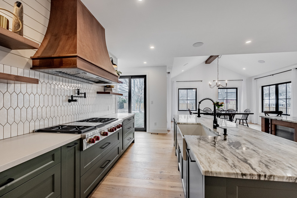 Modern Farmhouse Kitchen and Dining - Country - Kitchen - Toronto - by ...