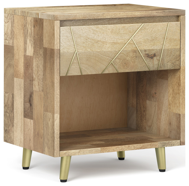 Jager Bedside Table - Midcentury - Nightstands And Bedside Tables - by ...