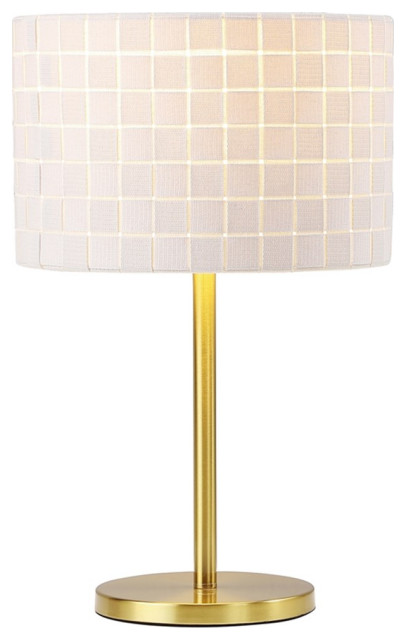 Coaster Ramiro Metal Buffet Table Lamp with Drum Shade in Gold and ...