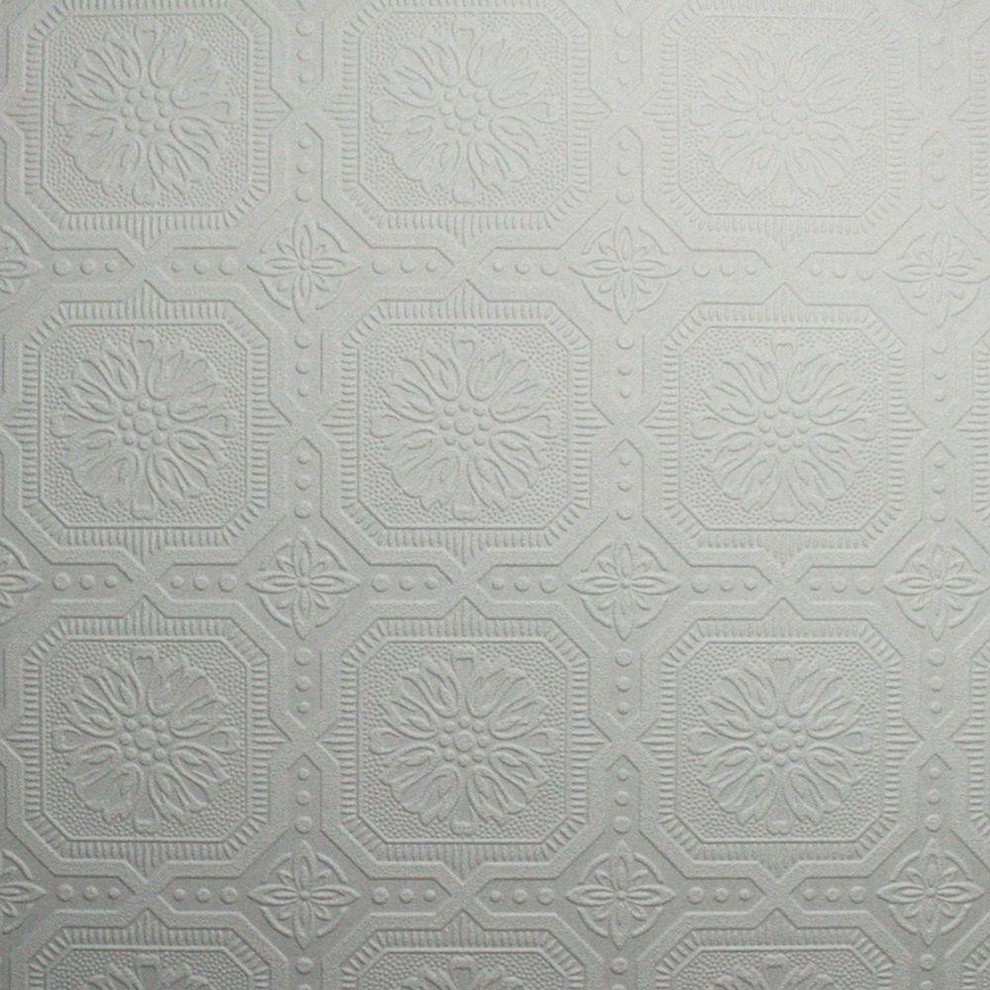 Small Squares Wallpaper, 20x396 - Traditional - Wallpaper - by Graham ...