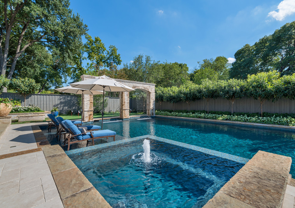Dallas Pool & Backyard Transformation - Traditional - Pool - Dallas ...